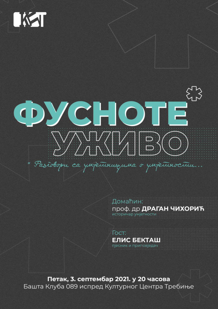 "Fusnote uživo" u Kulturnom centru